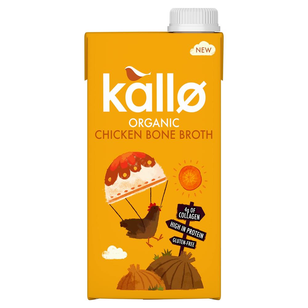 Organic Chicken Bone Broth 500ml – Kallo uk