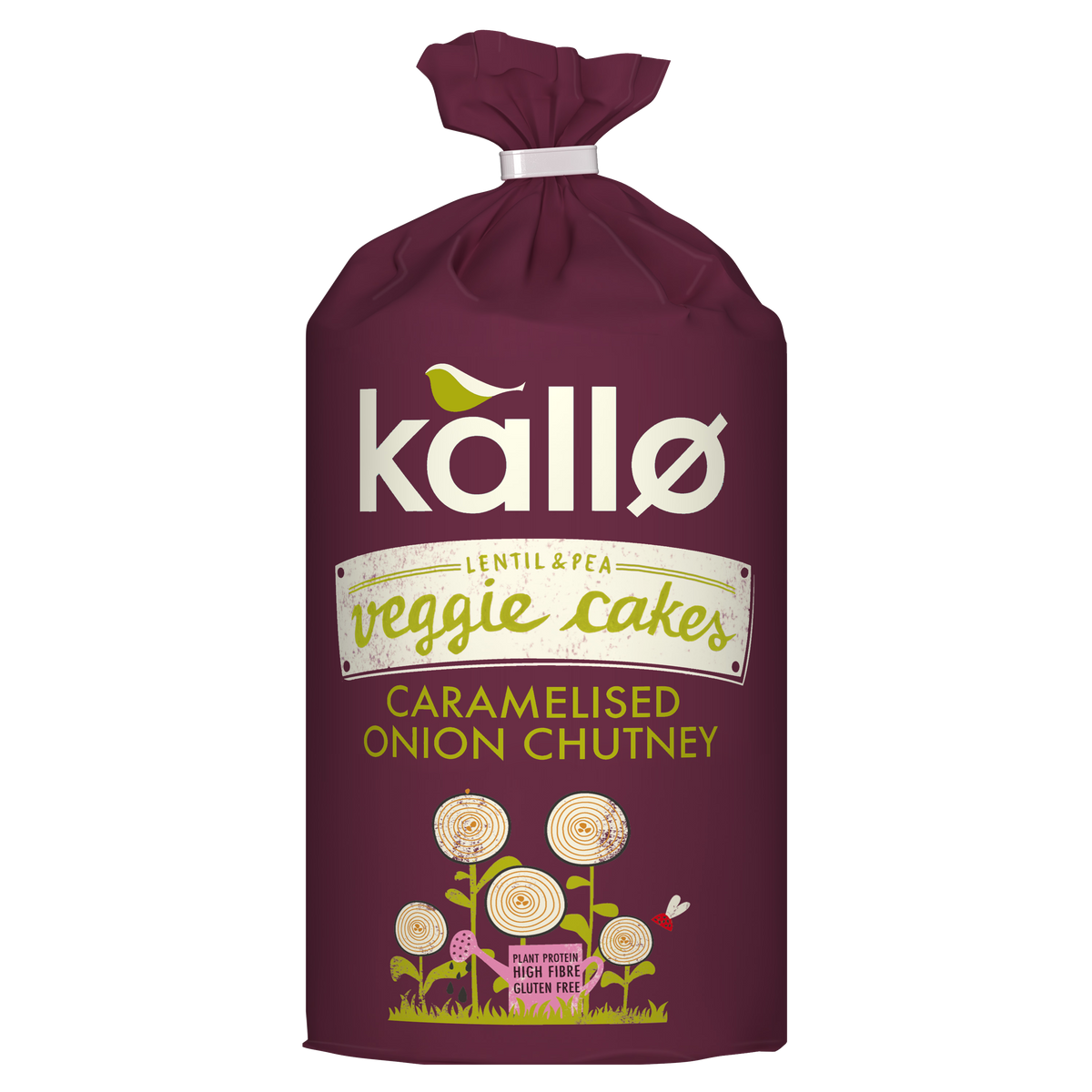 Caramelised Onion Chutney Veggie Cakes – Kallo uk